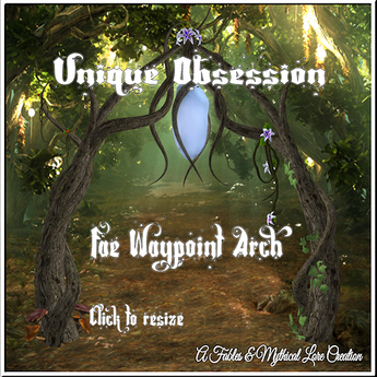 Second Life Marketplace - [UO]-Fae Waypoint-Woodland Arch