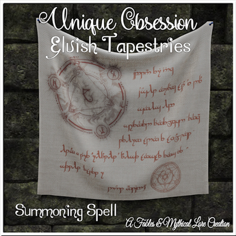 Second Life Marketplace - [UO]-Elven Tapestry-Summoning Spell