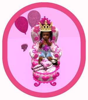 Second Life Marketplace - MERCI~PRINCESS BABYDOLL THRONE SET