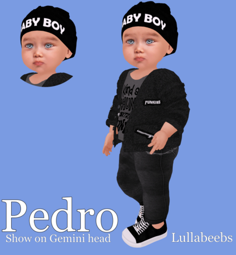 Second Life Marketplace - Belle Vie Baby Shapes - Pedro - LB Gemini Head
