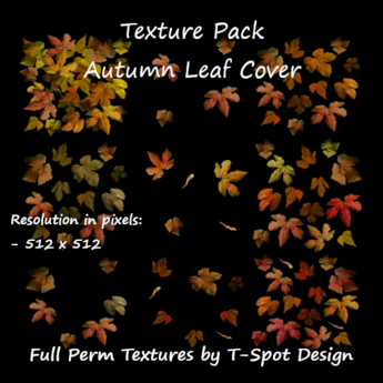 Second Life Marketplace - T-Spot Textures - Autumn Leaf Cover - Full Perm
