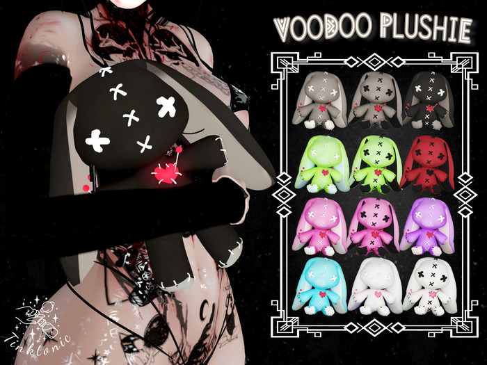 Second Life Marketplace - [ tinktonic ] Voodoo Bunny Red