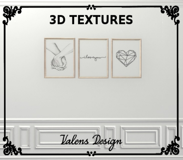 Second Life Marketplace - 3d materials white molding interior Wall ...