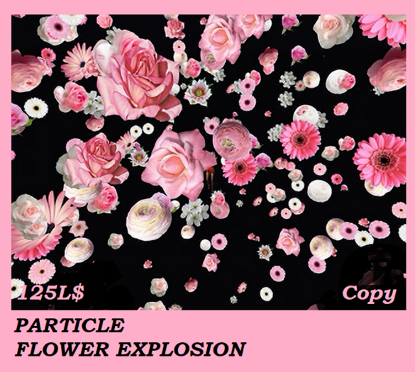 Second Life Marketplace - PARTICLE FLOWER EXPLOSION