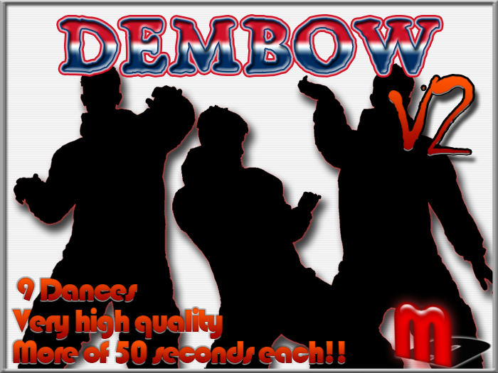 Second Life Marketplace - MocapAnimations Dembow v2 BENTO Dances Pack!