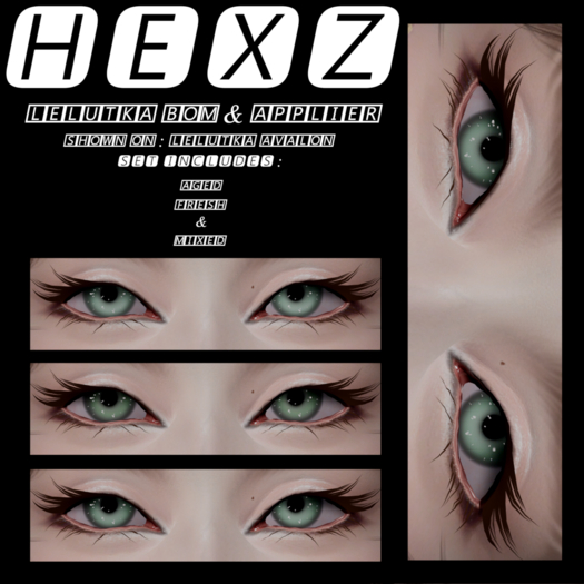 Second Life Marketplace - Hexz - Simple Eyes (Moss)