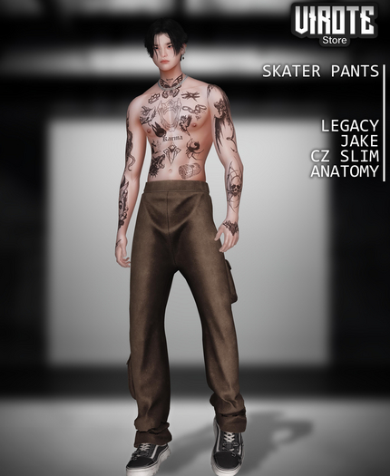 Second Life Marketplace - [VIROTE] - Skater Pants - DEMO