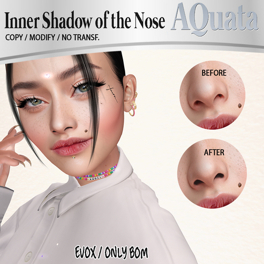 Second Life Marketplace - AQuata - Inner Shadow of the Nose