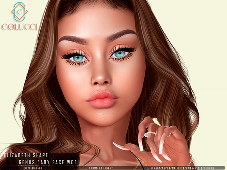 Second Life Marketplace - Elizabeth Shape Genus Baby Face w001