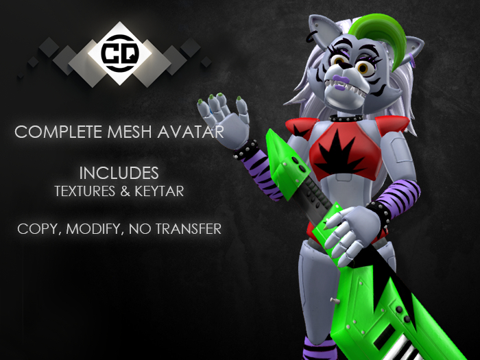 Second Life Marketplace - .:CQ:. Roxanne Wolf Bento Avatar