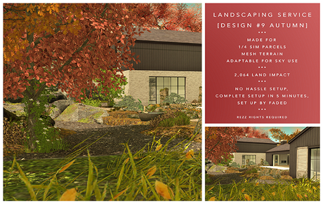 Second Life Marketplace - [F] Landscape 9 - Coastal Cliffs - AUTUMN (1/ ...