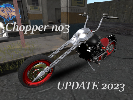 Second Life Marketplace - Chopper no3 UPDATE 2023_101 Colors