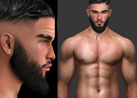 Second Life Marketplace - MALONE SHAPE FOR AK ADVX JAKE HEAD EVOX