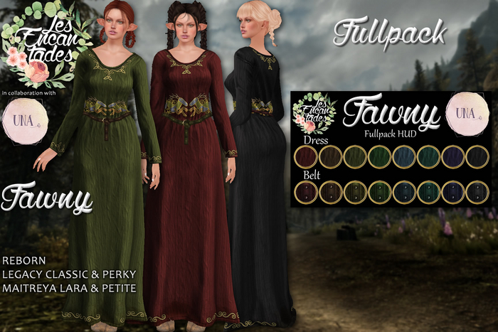 Second Life Marketplace - *LE* & UNA. Fawny Fullpack