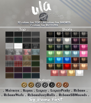 Second Life Marketplace - [G-SHOT] ULA Outfit {DEMO}