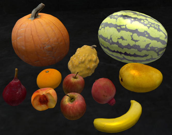 Second Life Marketplace - /AVP/ Vegetables & Fruits 001 *WEAR ME*