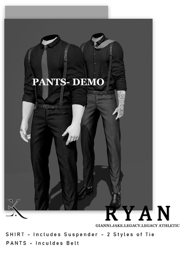 Second Life Marketplace - E.K - Ryan - Pants - DEMO {ADD - ME }