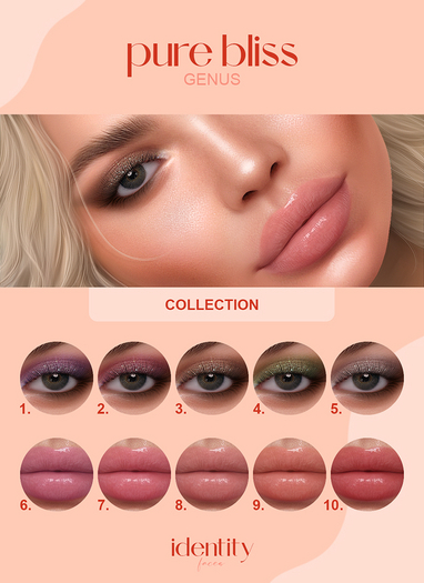 Second Life Marketplace - identity faces - genus pure bliss collection