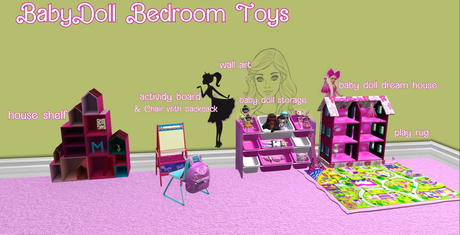 Second Life Marketplace - MERCI~BABYDOLL BEDROOM SET