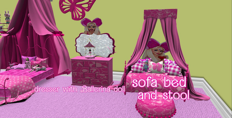 Second Life Marketplace - MERCI~BABYDOLL BEDROOM SET