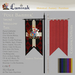 Second Life Marketplace - Laminak - Pole Banner - Short Swallow Tail Set