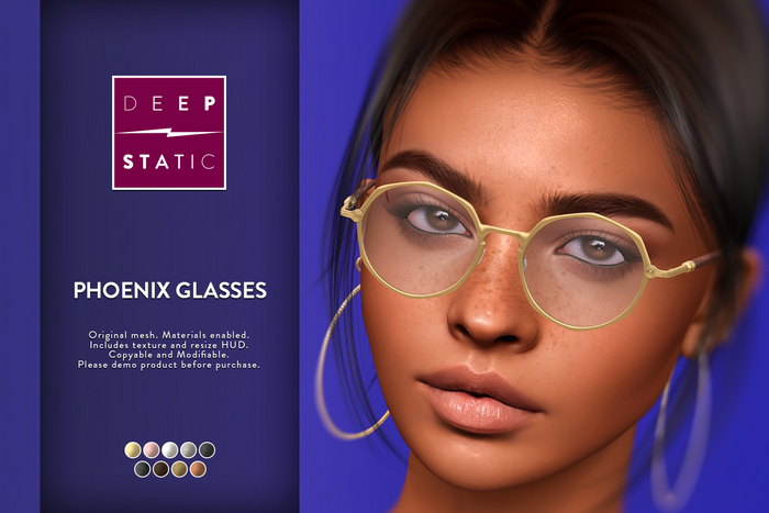 Second Life Marketplace - Phoenix Glasses by DEEP STATIC