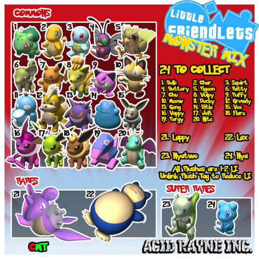 Second Life Marketplace - LF Monster Mix S - 20. Nite - COMMON (BOXED)