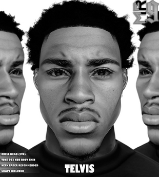Second Life Marketplace - Telvis Skin Demo (ODELL HEAD)