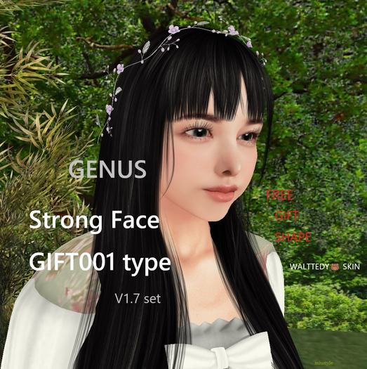 Second Life Marketplace - WALTTEDDY SKIN GENUS GIFT Shape Strong type ...