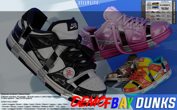 Second Life Marketplace - FLite.- Fbay Dunks // DEMO