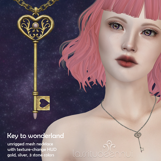 Second Life Marketplace - lassitude & ennui Key to wonderland necklace box