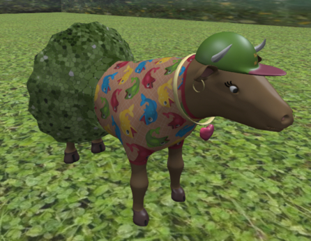 Second Life Marketplace - DFS Cow - Dad and Fishing (SL19B)