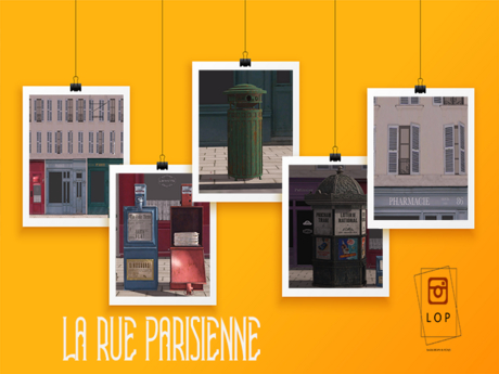 Second Life Marketplace - LOP La Rue Parisienne Backdrop