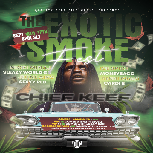 Second Life Marketplace - The Exotic Smoke Fest Vip Tickets