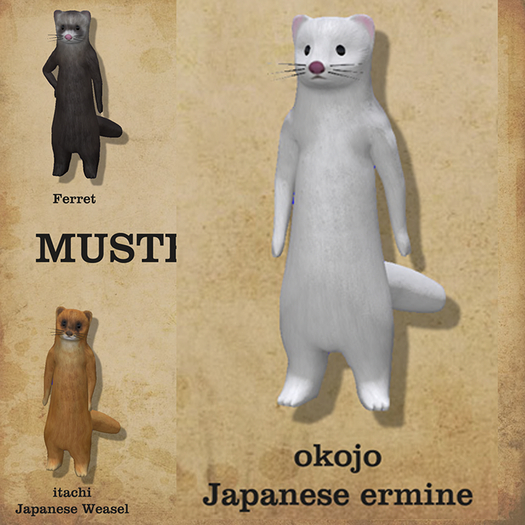 Second Life Marketplace - ##mustela --okojo--Japanese ermine