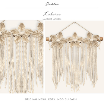 Second Life Marketplace - Dahlia - Lahaina - Macrame - Natural