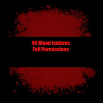 Second Life Marketplace - Blood texture pack 4
