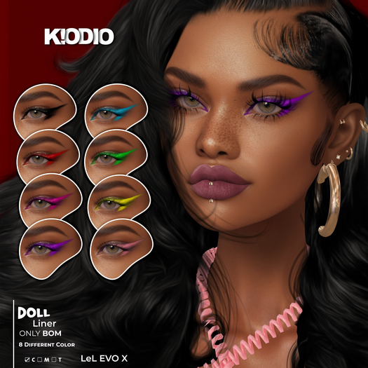 Second Life Marketplace - K!ODIO - Doll Liner - BOM - EVO X