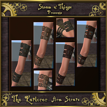 Second Life Marketplace - Sn'T-Explorer-Arm-Straps