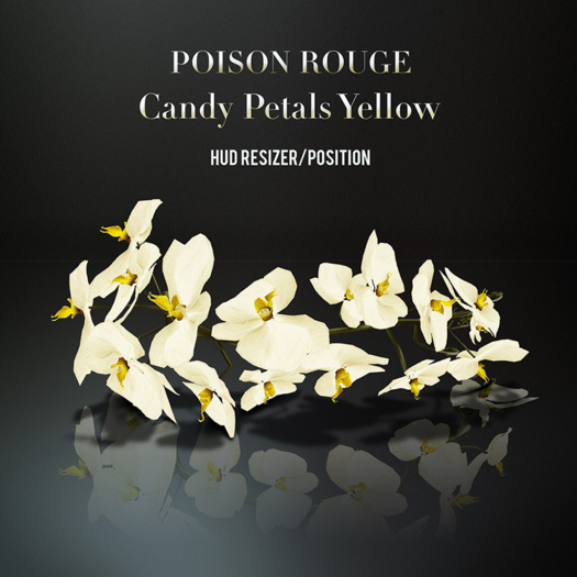 Second Life Marketplace - POISON ROUGE Candy Petals (Yellow)