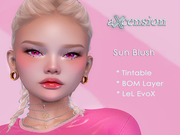 Second Life Marketplace - aX: Sun Blush (Tintable) LeL EvoX