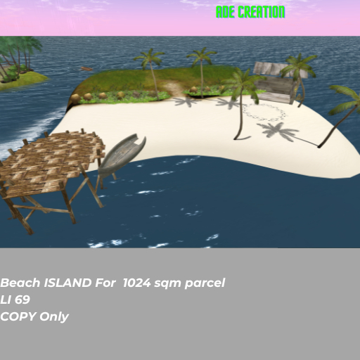 Second Life Marketplace - Beach Island 1024sqm