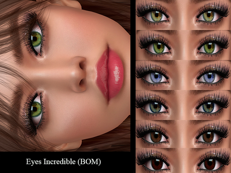 Second Life Marketplace - Eyes Incredible (BOM)