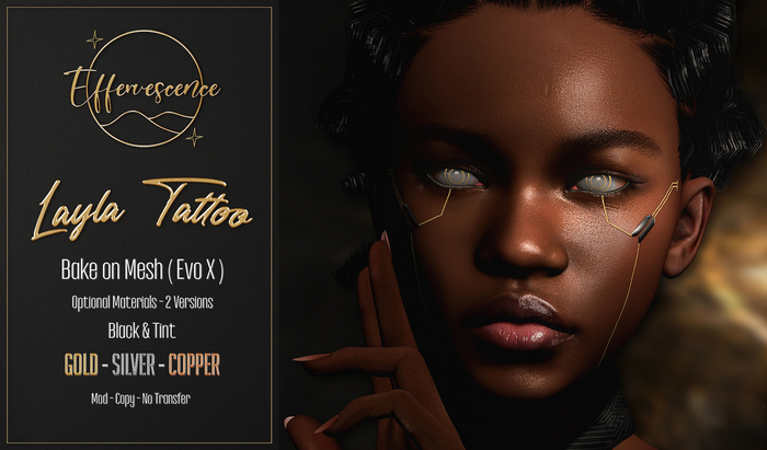 Second Life Marketplace - Effervescence - Layla 3D Tattoo