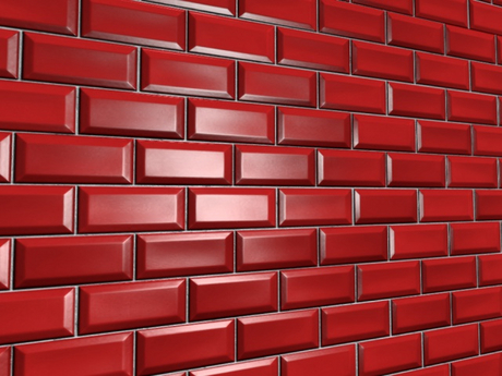 Second Life Marketplace - 3D TEXURE materials RED Subway wall tile ...