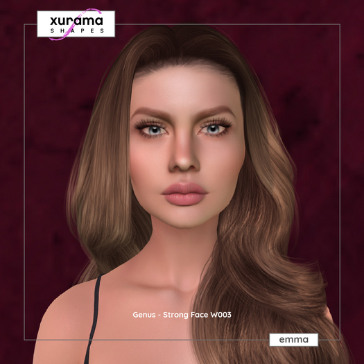 Second Life Marketplace - Emma - Genus - Strong Face W003 - Xurama ...