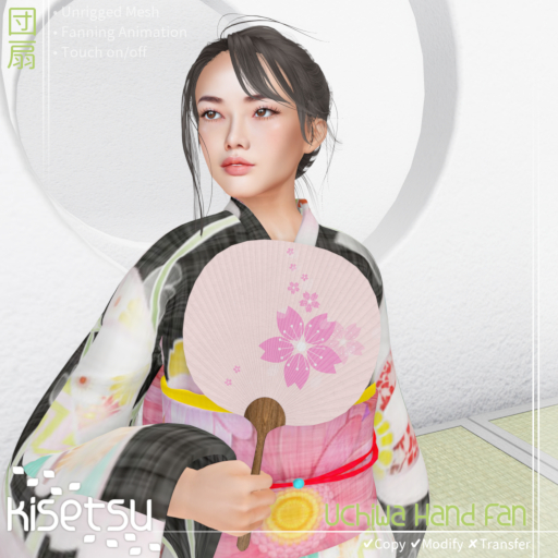 Second Life Marketplace - kisetsu - Vintage Uchiwa - Sakura