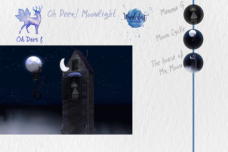 Second Life Marketplace - Oh Deer! Moonlight: Mr Moon House renew (Boxed)