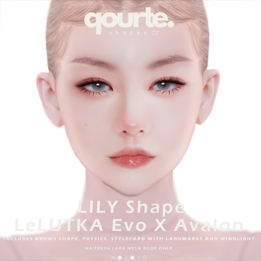 Second Life Marketplace - qourte. - LILY Shape (LeLUTKA EvoX Avalon 3.1)