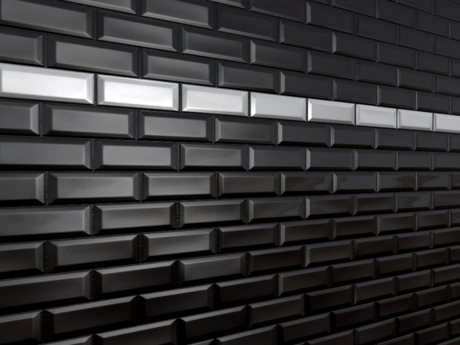 Second Life Marketplace - 3D TEXURE materials Subway metro tiles BLACK ...